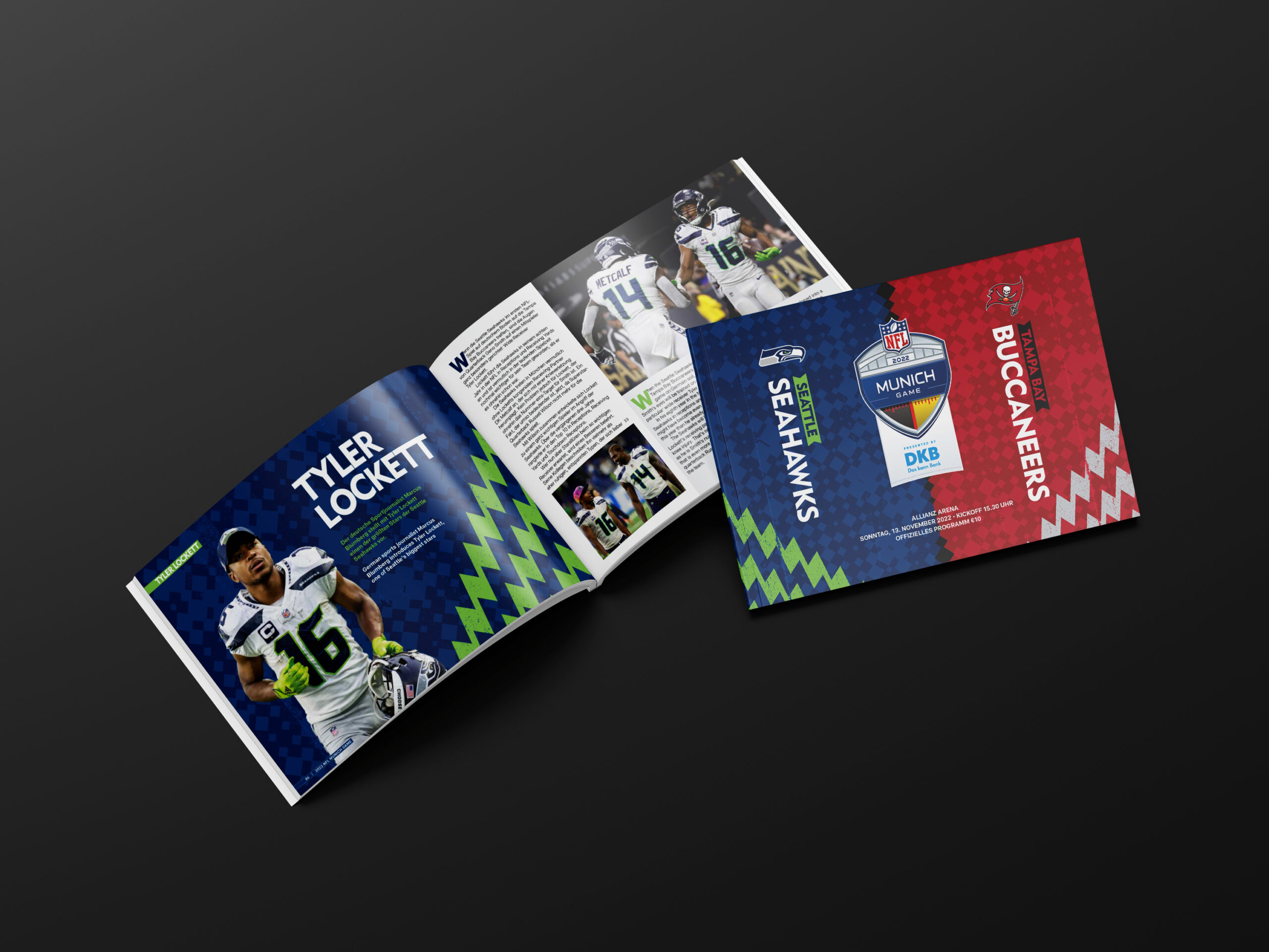 NFL Munich Sports Programme | Nine Dots Creative